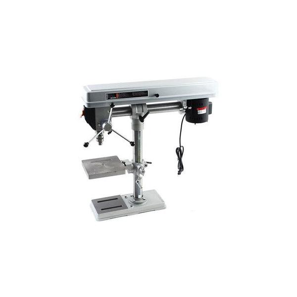 【機能・特徴】強力600Ｗモーター採用し、鉄工13mm　木工30mmも簡単に穴あけできます。大型(フトコロ寸法90〜425mm、全長810mm)ですから、大きな材料の穴あけ加工、長尺のキリを使う穴あけ作業に最適です。ドリルチャックからテーブ...