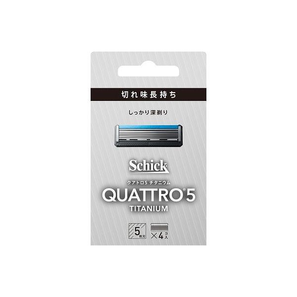 【発売日：2023年05月16日】このページは4891228310844単品が6個セットの商品ページです【商品特徴】切れ味長持ち、刃にこだわったクアトロシリーズ。深剃りのチタンコート５枚刃、クアトロ５チタニウムの替刃。【製造者】シック・ジャ...