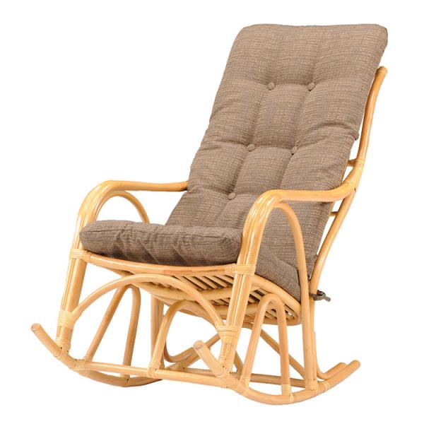 【発売日：2022年09月14日】●特徴ボリュームのあるゆったり寛げるラタンロッキングチェア。ハイバックなので男性でも頭まで収まり、しっかり首をサポートしてくれます。●サイズ本体：幅58×奥行105×高さ90cm座面高：36cm●素材籐