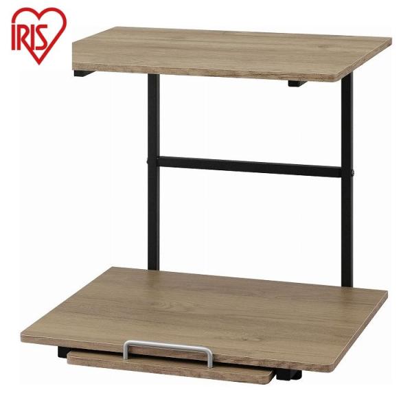 【発売日：2024年04月09日】【サイズ】W474×D434〜671×H472mm【備考】■耐荷重（約）：全体18kg、上棚板4kg、下天板12kg、スライド棚板2kg（下棚板に電子レンジ収納時）■奥行きサイズ（約）：スライド棚収納時：4...