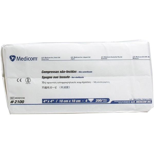 【発売日：2017年12月12日】【発売元:A.R.メディコムインク・アジアリミテッド】柔らかくしなやかで、吸水性に優れた経済的な医療用不織布ガーゼです。血液の拭き取りや水分の吸収など、あらゆる用途にご使用できます。糸くずが出にくく、毛羽立...