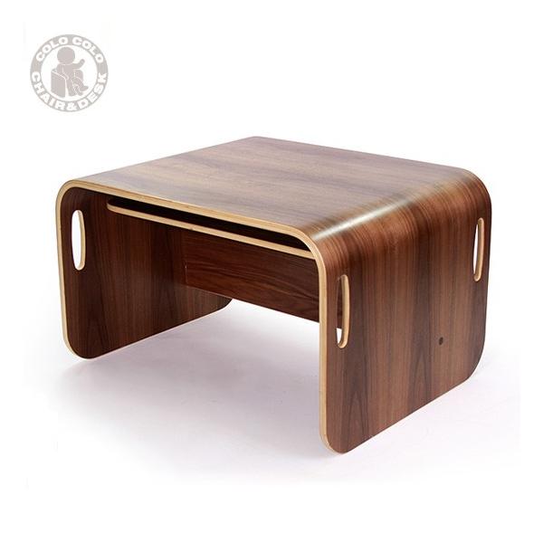 【発売日：2019年09月27日】●特徴高級素材のブラックウォルナットを使用したコロコロデスクです。おしゃれな木目がお部屋を一層引き立ててくれます。ひっくり返して様々な用途にご使用いただくことができます。●材質天然木ウォルナット材（ラッカー...