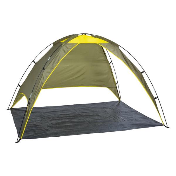 【発売日：2025年11月04日】アウトドア、レジャーに最適なレジャーテントです。テント（使用時:200×150×125cm・収納時:10×10×60cm）×1、ペグ×4、ポール×2ポリエステル、ポリエチレン、グラスファイバー