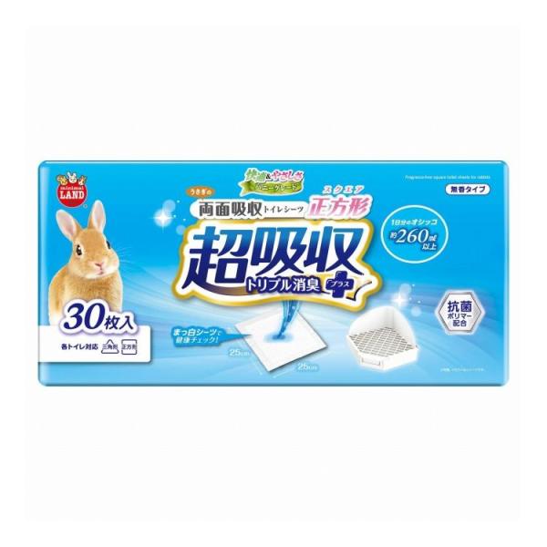 【発売日：2026年05月11日】【商品説明】・うさぎ用のトイレシーツです。3種の消臭要素と両面吸収仕様で清潔を保ちます。・まっ白シーツで健康チェック・無香タイプ〇材質/素材不織布：PO吸収材：弱酸性パルプ、高吸収ポリマー、抗菌ポリマー、紙...