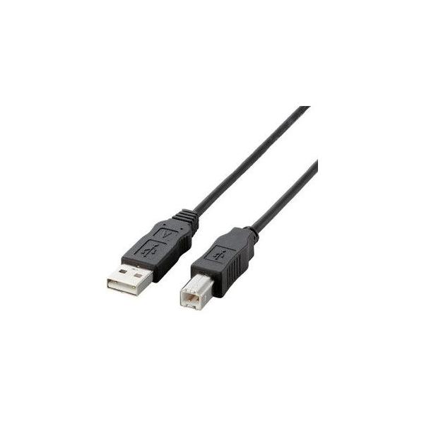【発売日：2014年04月30日】ハロゲンフリー・RoHS指令準拠のエコ対応USB2.0ケーブルです。（USB Aオス - USB Bオス・2.0m）　／