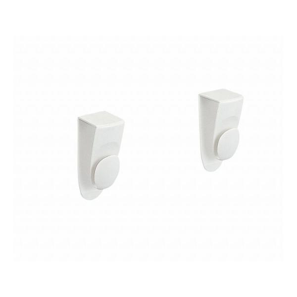 【発売日：2022年06月20日】シンクドアに取り付けて、レジ袋をかけておけるフック。シンクドアをキズつけずに、簡単に設置。扉の開閉の邪魔ならない。片側1個あたりサイズ（約）幅2.8×奥行3.6×高さ7.3cm材質：本体/ABS樹脂重量（約...