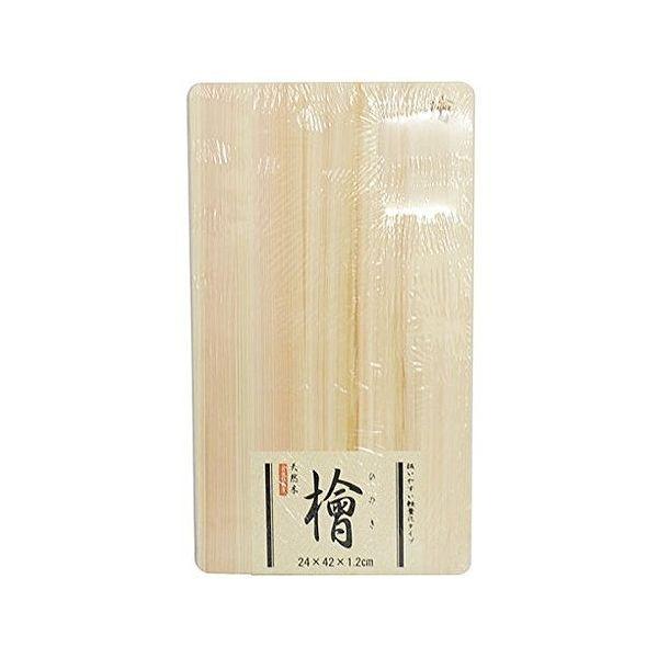 【発売日：2018年12月03日】日光桧の自然抗菌成分で、衛生的で清潔に使えます。包丁に優しい木製まな板。魚などを調理するのに最適!規格:スリム　24cmサイズ:約24×42×1.2cm 本体重量:約0.72kg製造国:日本材質:ヒノキ