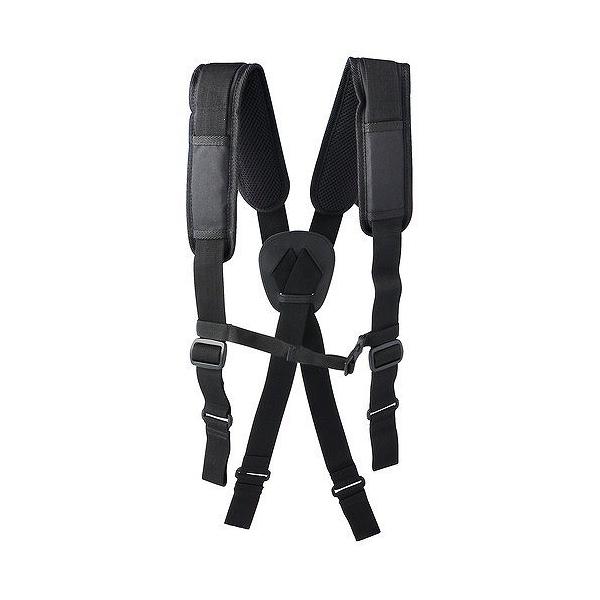 【発売日：2017年04月20日】【商品詳細】腰への負担を軽減します。ショルダーパッドは厚手のクッションで肩への負担を軽減し、ダブルラッセル加工でムレにくく、長時間の作業でも快適に行えます。クロスプレートはサイズに合わせてスライドが可能で、...