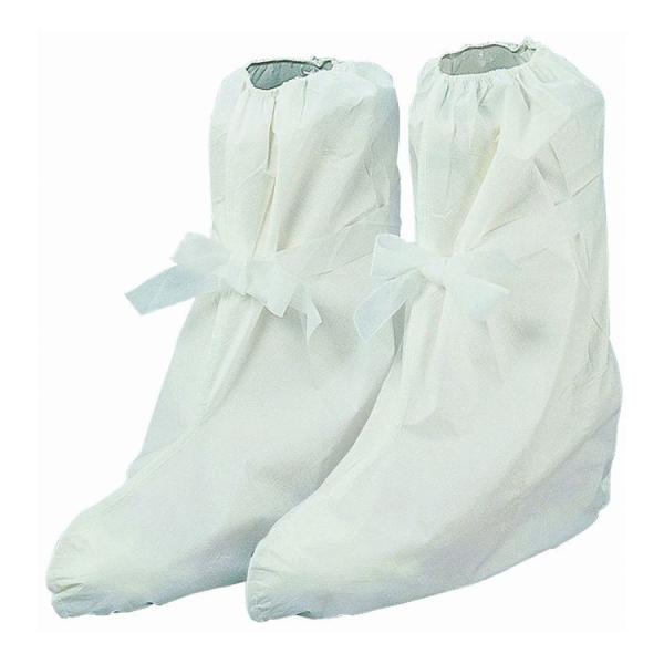 【発売日：2021年12月28日】【商品特長】【製品サイズ(mm)】・長さ400・幅260・高さ600【仕様】用途：靴用部分化学防護服寸法サイズ：ロングサイズ：フリーサイズ全長(約)：400mm紐：太タイプ対水圧：1,000mm以上JIS規...