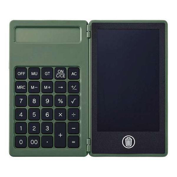 【発売日：2026年01月22日】●専用タッチペン×1・ボタン電池×2(モニター用)人気の電子メモに便利な電卓がセット。折りたたんで持ち運べるため傷みにくいです●ABS樹脂・シリコーンゴム●現品約13×7.7×1.5cm