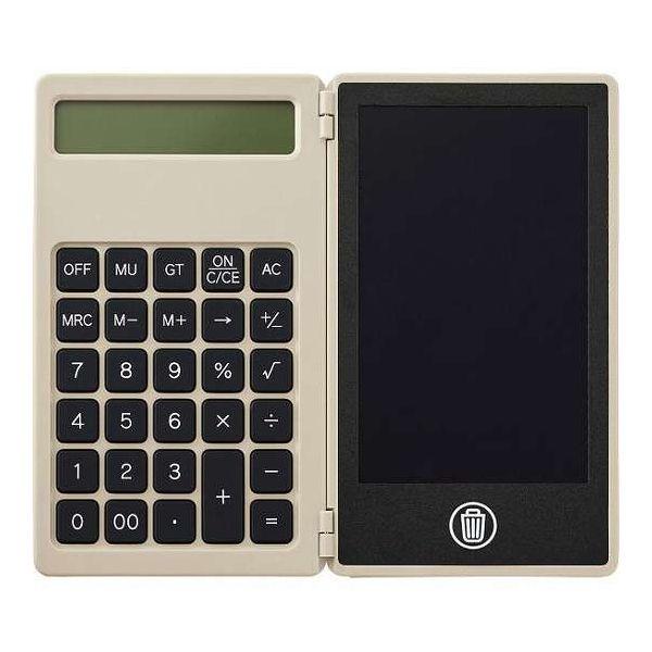 【発売日：2026年01月22日】●専用タッチペン×1・ボタン電池×2(モニター用)人気の電子メモに便利な電卓がセット。折りたたんで持ち運べるため傷みにくいです●ABS樹脂・シリコーンゴム●現品約13×7.7×1.5cm