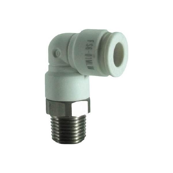 【発売日：2015年08月22日】【メーカー型番】FS6-01MLW【JANコード】4537327046115【ブランド】チヨダ【特徴】【用途】【仕様】●適合チューブ外径D(mm):6●接続口径:R1/8●質量(g):10.0●使用流体:空...