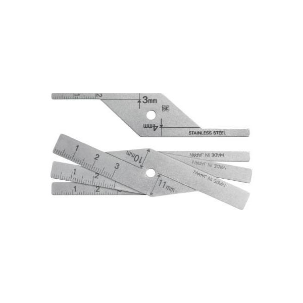 【発売日：2015年08月22日】【メーカー型番】WRL310【JANコード】4975846007734【ブランド】ＳＫ　【特徴】●ルート間隔・突合せ継手ルート間隔測定用限界ゲージです。●ゲージリーフ４枚セットです。【用途】●ルート間隔・突...