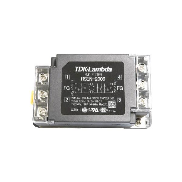 【発売日：2015年08月22日】【メーカー型番】RSEN-2006D【JANコード】【ブランド】ＴＤＫラムダ【特徴】●多彩なバリエーションと機能性を重視した汎用単相フィルタです。●セルフアップねじ、開閉式カバーにより配線作業性が向上してい...