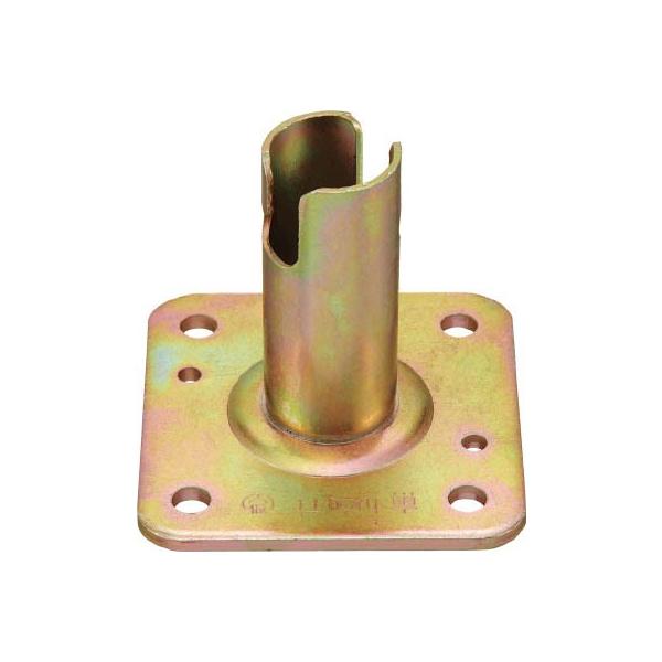 【発売日：2016年09月21日】【商品詳細】●単管を立てるためのベースです。●適用パイプ径(mm):48.6●タイプ:固定型●（社）仮設工業会認定品●スチール