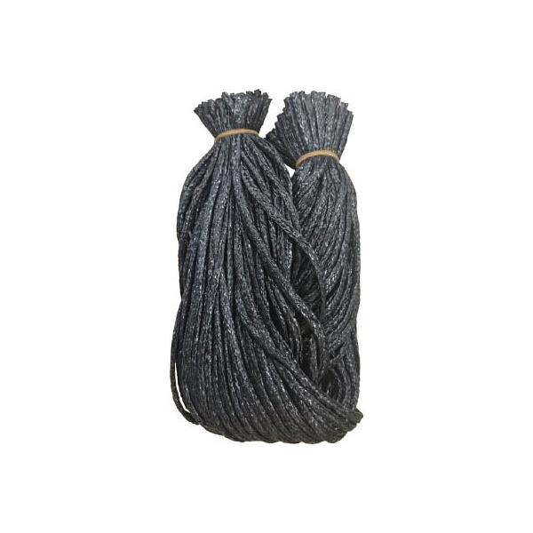 【発売日：2017年02月03日】【商品詳細】●ポリエチレン製なので、耐候性・耐水性に優れています。●縛りやすい組紐タイプです。●シート同士の連結やシート張りなど。●長さ(m):0.6●色:ブラック●標準幅(mm):6.0●６０ｃｍカット・...