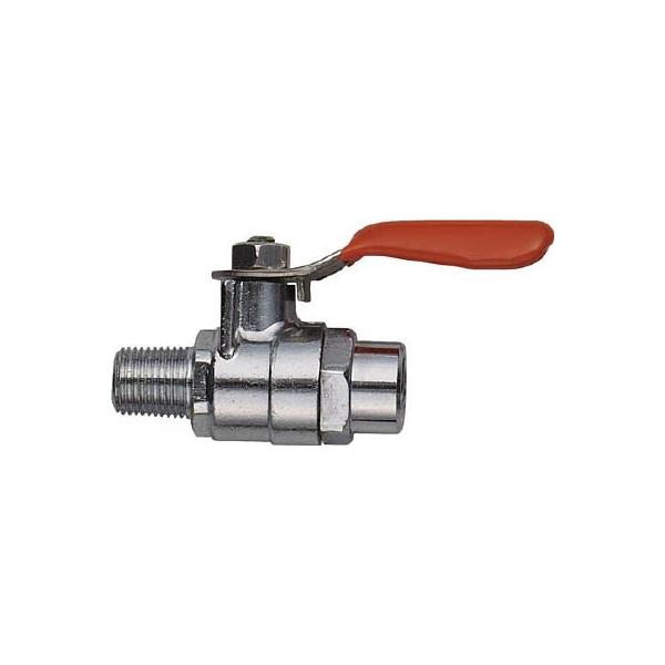 【発売日：2017年02月03日】【商品詳細】●ハンドルはステンレス製採用です。●ハンドルは１８０°回りますので設置場所に制約がありません。●全開時、流量、流速、圧力の変化がほとんど無く使用できます。●接続口径D1:R1/8●接続口径D2:...