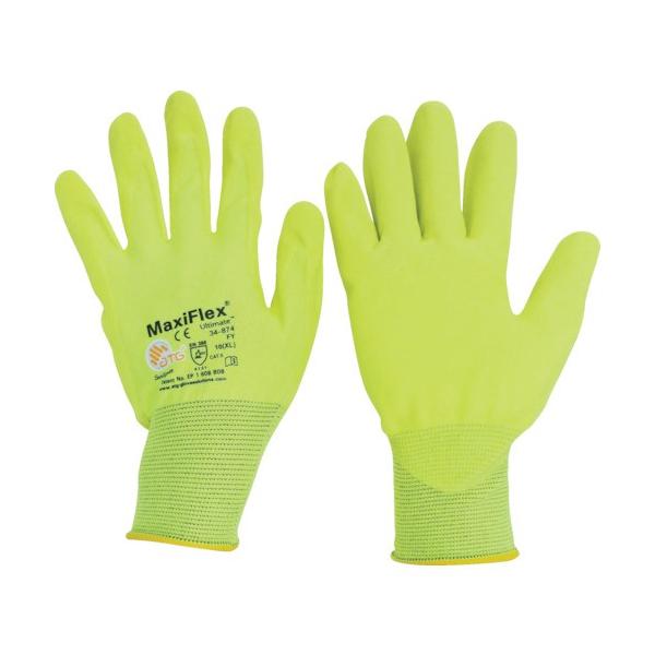 【発売日：2018年04月16日】【商品詳細】●視認性の高い黄色の手袋です。●特許取得のマイクロフォーム・ニトリルコーティングにより、３６０°全周囲の通気性を実現しました。●通気性が良いので、手袋内の温度上昇を抑え、長時間快適に使用できます...