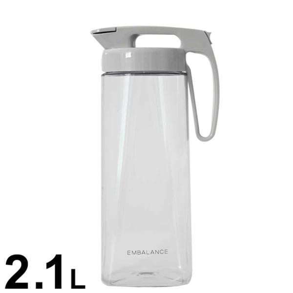 【発売日：2025年07月30日】【商品説明】独自技術の加工を施したエンバランスピッチャーです。タテでもヨコでも収納可能です。持ち手（ハンドル）部分とフタとパッキンが一体型になりました。水がまろやかになりおいしくなるエンバランス加工が施され...