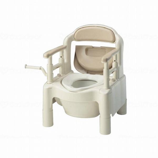 【発売日：2023年06月29日】トイレまでの移動が難しく、自分自身の力で排泄されたい方から介助を必要とされる方まで○排泄姿勢・着座動作・移乗動作に配慮した超コンパクトサイズ○介助の負担を軽減する4本脚○足引きスペース足引きスペースをたっぷ...