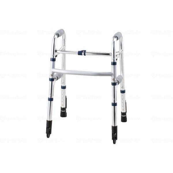 【発売日：2023年06月29日】ご自分でゆっくり走行される方におすすめです。○ウォーカーストレートキャスタータイプ1．前輪一方向に固定されているのでゆっくり歩行できます。方向転換は少しずつ歩行器を持ち上げ向きを変えます。2．後脚荷重がかか...