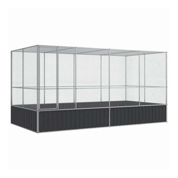 【発売日：2026年04月16日】この拡張可能な鳥小屋は、鳥たちが安全に飛び回ったり遊んだりできる居心地の良い快適な場所を提供します。頑丈さと安定性を提供します。頑丈な亜鉛メッキ鋼構造のおかげで、この鳥小屋は長持ちするように作られています。...