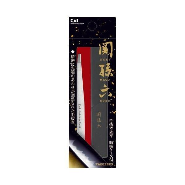 【発売日：2017年05月22日】【発売元:貝印】精密に先端の合わせが調整された毛抜きです。精密な先端の合わせで細かい毛もしっかりつかんで抜きやすい!一本一本、手で入念に仕上げたこだわりの毛抜きです。●マユの形を美しく整えたり、ムダ毛の除去...