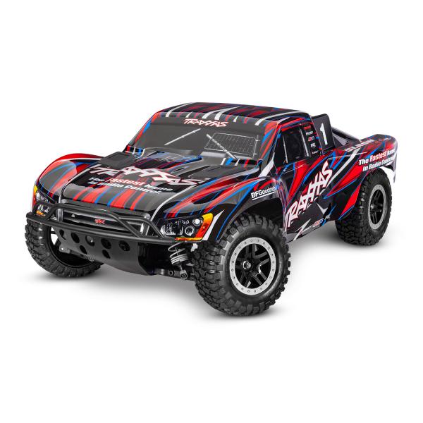 頑丈な造りTraxxas Slash は 、他のすべてのショートコーストラックの基準となる耐久性、性能、そして楽しさの基準を確立しました。Slash 4X4 VXLには、過酷な状況にも耐えうるエクストリームヘビーデューティーアップグレードキ...