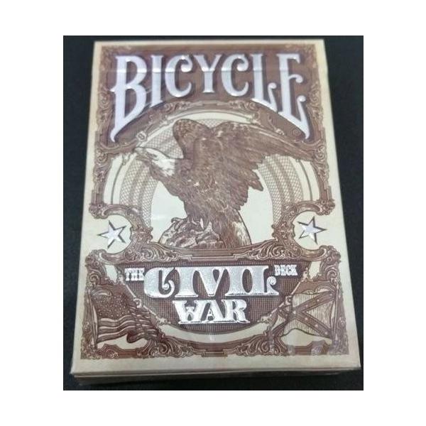 ご存知「バイスクル／シヴィルウォー」ですが、これはフォイルタックケース・コレクターズバージョンです。RED／BLUE２デックセット。全世界1500デック限定品ですが、1500という割に、市場ではめったにお目にかかれません。今回運よく入手出来...