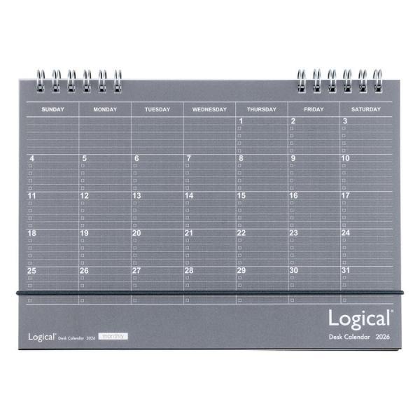 ●きれいに記入できて読みやすいロジカル罫を月間カレンダーに採用。日曜始まり。●スタンド時にはストッパーに、持ち運び時には携帯に便利なゴムバンド付。スタンド台紙を広げるだけでデスクに立てて使えます！●表紙:ブラック。●規格サイズ:A5。●表紙...