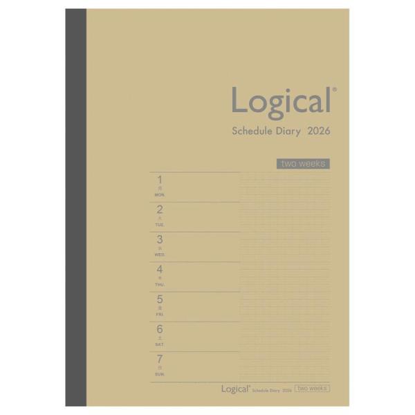 ・スケジュール管理しやすい月曜始まりの週間ダイアリー。・見開き2週間なので週の予定を立てながら次の週を同時に確認できます。・ページの右側がロジカル罫なので自由にレイアウトできます。・年間の予定を確認しやすいイベントページつき薄いウィークリー...