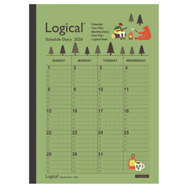 エンボス加工を施した上品な風合いの表紙が特徴のAタイプ。気品あるペールトーンの表紙でシーンを選ばず使いやすい！日曜始まり週のはじまりを日曜から意識することで快適な生活習慣を実現！カレンダーと同じ見え方なのでデスク用や2冊目の手帳としても最適...