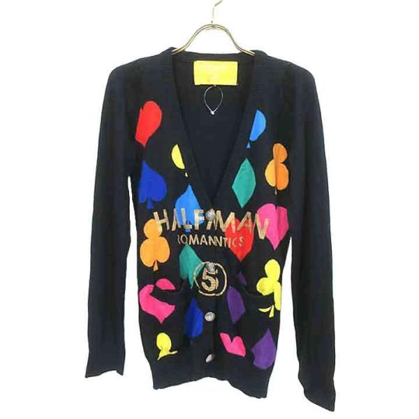 【ブランド/メーカー】HALFMAN ハーフマン【カテゴリ】トップス 【色】ブラック【サイズ】 S【サイズ詳細】 　　着丈約60cm、身幅約42cm、肩幅約27cm、袖丈約-cm、裄丈約-cm【素材】画像参照 【状態】USED【コメント】　...