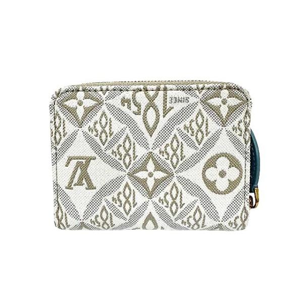 【ブランド/メーカー】LOUIS VUITTON ルイヴィトン【カテゴリ】財布【色】ホワイト系【素材】ジャガード【サイズ詳細】　　 W約11cm、H約8.5cm、マチ約2cm【仕様】　　　　開閉タイプ：ファスナー　　　　カード入れ×4　　　...