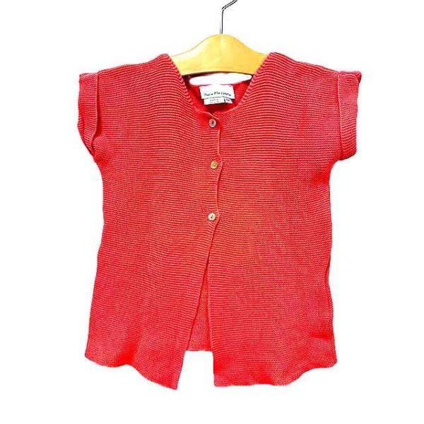 【ブランド/メーカー】ARSENE ET LES PIPELETTES  アルセーヌ エ レ ピプレット【カテゴリ】子供服【色】オレンジ系【サイズ】 4A【素材】画像参照 【状態】USED【コメント】　　こちらは中古品です。　　やや毛羽立ち...