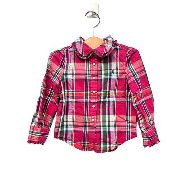 【ブランド/メーカー】RALPH LAUREN ラルフローレン【カテゴリ】子供服【色】チェック【サイズ】 3/3T 100/56【素材】画像参照 【状態】USED【コメント】　　こちらは中古品です。　　やや使用感のあるお品物です。※写真のイ...