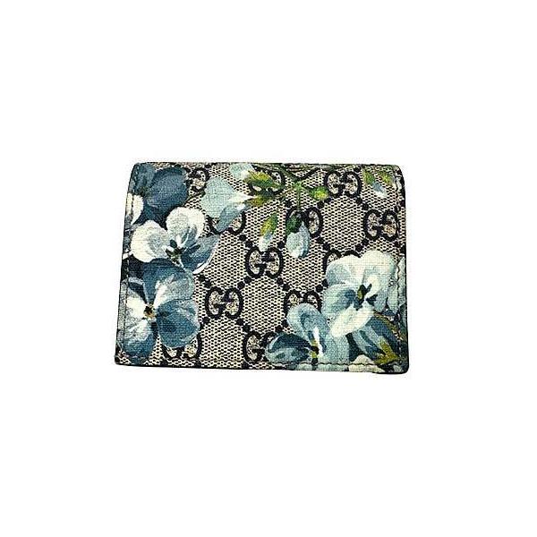 【ブランド/メーカー】グッチ GUCCI【カテゴリ】財布【色】花柄【素材】PVC【サイズ詳細】　　 W約10.5cm、H約8cm、マチ約2cm【仕様】　　　　開閉タイプ：スナップボタン　　　　カード入れ×6　　　　お札入れ×1　　　　ポケッ...