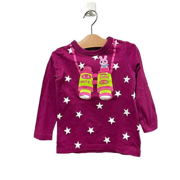 【ブランド/メーカー】HOTBISCUITS　ホットビスケッツ【カテゴリ】子供服【色】ベリーピンク【サイズ】 110【素材】画像参照 【状態】USED【コメント】　　こちらは中古品です。目立つ使用感はありません。※写真のイメージが商品と異な...
