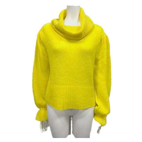 【ブランド/メーカー】TWINSET ACTITUDE ツインセット【カテゴリ】トップス 【色】イエロー【サイズ】 XS【サイズ詳細】 　　着丈約47cm、身幅約48cm、肩幅約48cm、袖丈約56cm、裄丈約-cm【素材】画像参照 【状態...