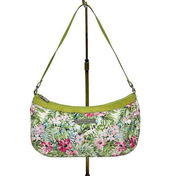 【ブランド/メーカー】JIM THOMPSON ジムトンプソン【カテゴリ】バッグ【色】グリーン系【素材】-【サイズ詳細】　　縦:約10cm 横:約22cm マチ:約9cm　　持ち手:約42cm、ショルダー最大約:cm【状態】USED【コメン...