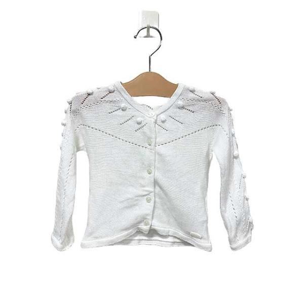 【ブランド/メーカー】Tartine et Chocolat  タルティーヌ エ ショコラ【カテゴリ】トップス 【色】ホワイト【サイズ】 M(80〜90cm相当)【素材】画像参照 【状態】USED【コメント】　　こちらは中古品です。　　目立...