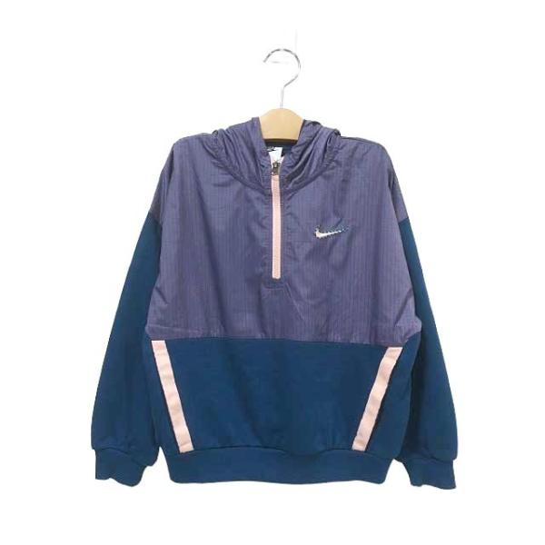 【ブランド/メーカー】NIKE ナイキ【カテゴリ】子供服【色】パープル ブルー【サイズ】 M【素材】画像参照 【状態】USED【コメント】　　こちらは中古品です。　　右胸元に薄いシミ汚れあり。※写真のイメージが商品と異なる場合がございます。...