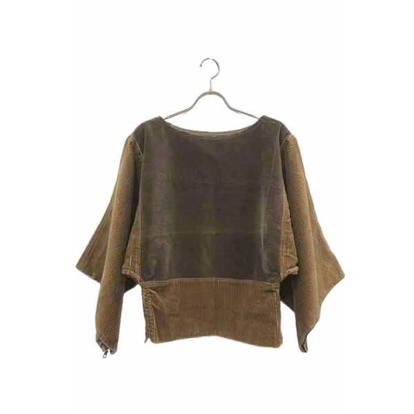 【ブランド/メーカー】【新古品】【未使用】77circa ナナナナサーカ 【カテゴリ】トップス【色】ブラウン【サイズ】one size【サイズ詳細】 　　　着丈約52cm、身幅約44cm、裄丈約60cm※※平置き実寸の為、多少前後する場合が...