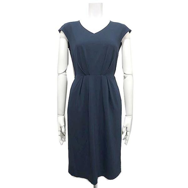 【ブランド/メーカー】【中古】UNITED ARROWS ユナイテッドアローズ【カテゴリ】ワンピース【色】ネイビー【サイズ】36【サイズ詳細】 　　　着丈約96cm、身幅約40cm、裄丈約24cm※※平置き実寸の為、多少前後する場合がござい...