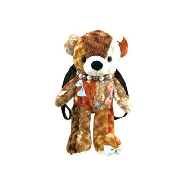 商品名     KAWAII       BEAR　チョコレート　リュックサイズ     こちらはぬいぐるみの「ＬＬサイズ」です。サイズ：約40cm　調整バンド付き特徴自分も可愛くなりたい！と願い、気づけばこ〜〜んなにカラフルに！？！？！そ...