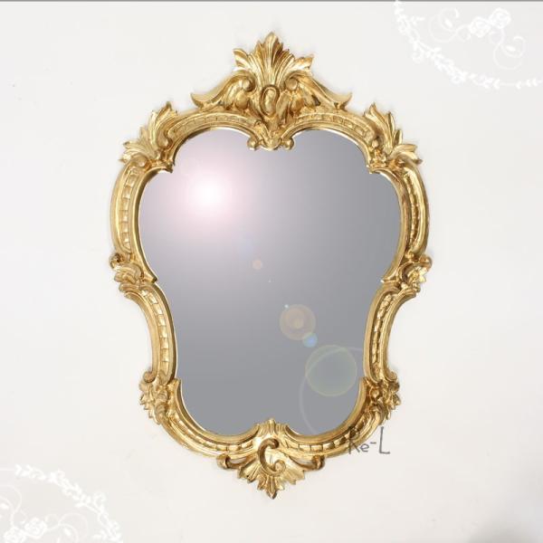 イタリア製 ウォールミラー 壁掛け鏡アンティークゴールドREG1-C444G実店舗でも人気のシリーズエレガントでおしゃれな壁掛けミラー
