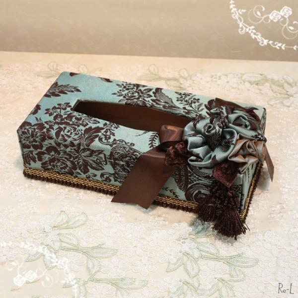 【送料無料】Jennifer Taylor 【ジェニファーテイラー】ティッシュボックス ティッシュボックスケース カバー Carlisle カーライル RECR-7362・32015TB【送料無料・エレガントなティッシュケース カルトナージ...