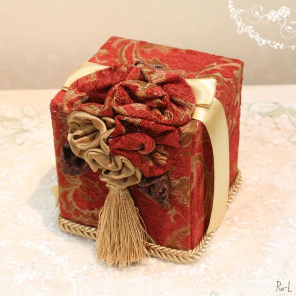 Jennifer Taylor 【ジェニファーテイラー】ロールペーパーボックス ティッシュボックス ティッシュボックスケース カバー　Bacara バカラ REBA-7360【エレガントなボックス・カバー】