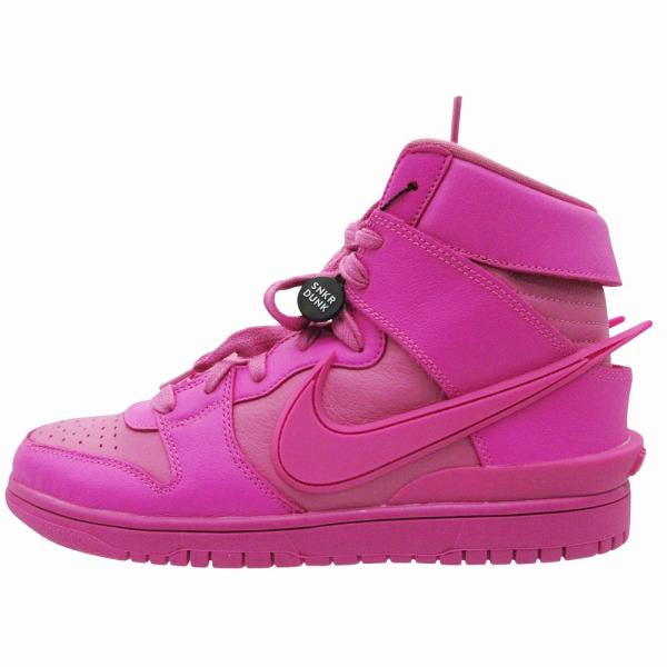 ・商品名【美品 NIKE ナイキ ダンク ハイ アンブッシュ アクティブ フーシャ/リーサル ピンク CU7544-600 DUNK HI/AMBUSH AMBUSH 26cm】・表記サイズ【26cm】【最大幅】10cm"【アウトソール】2...