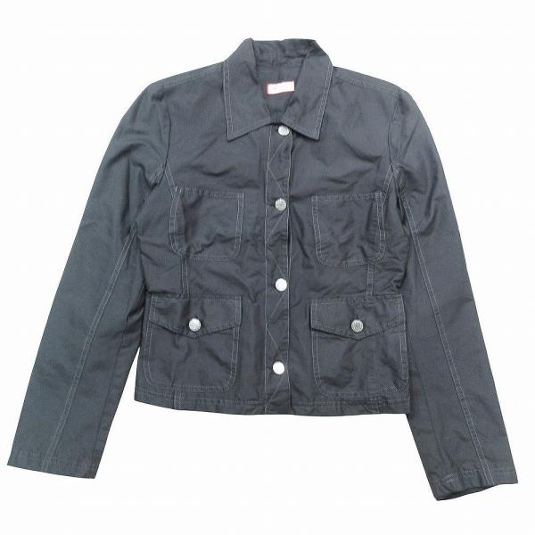 ・商品名【MAX&amp;CO. active マックスアンドコー マックスマーラ ショート丈 ミリタリージャケット Y2K グレー 40 M レディース】・表記サイズ【40(M)】【肩幅】38cm"【身幅】42cm"【着丈】49cm"【袖...